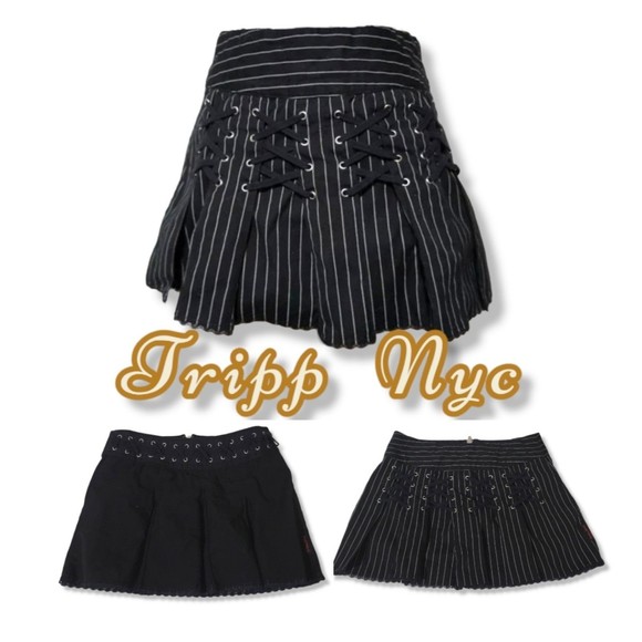 Tripp nyc | Skirts | Rare Vintage Tripp Nyc Mini Skirt Reversible ...
